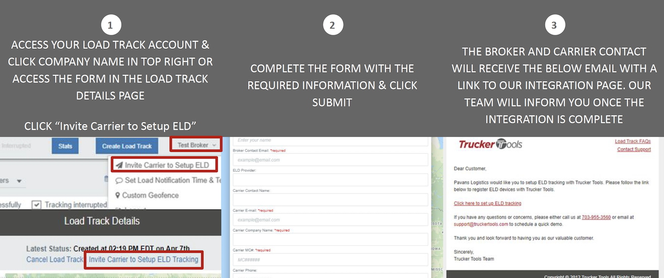 Broker Tip: Four Ways To Initiate ELD-Based Tracking - Trucker Tools